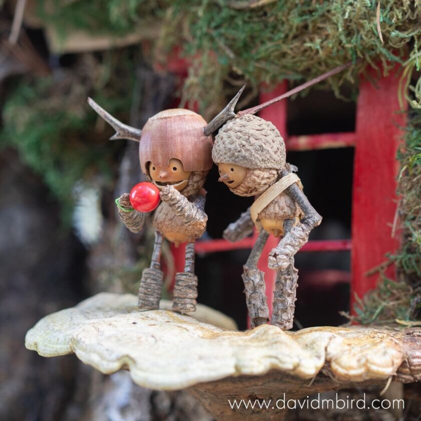 David Bird: charming hand-carved forest creature sculptures